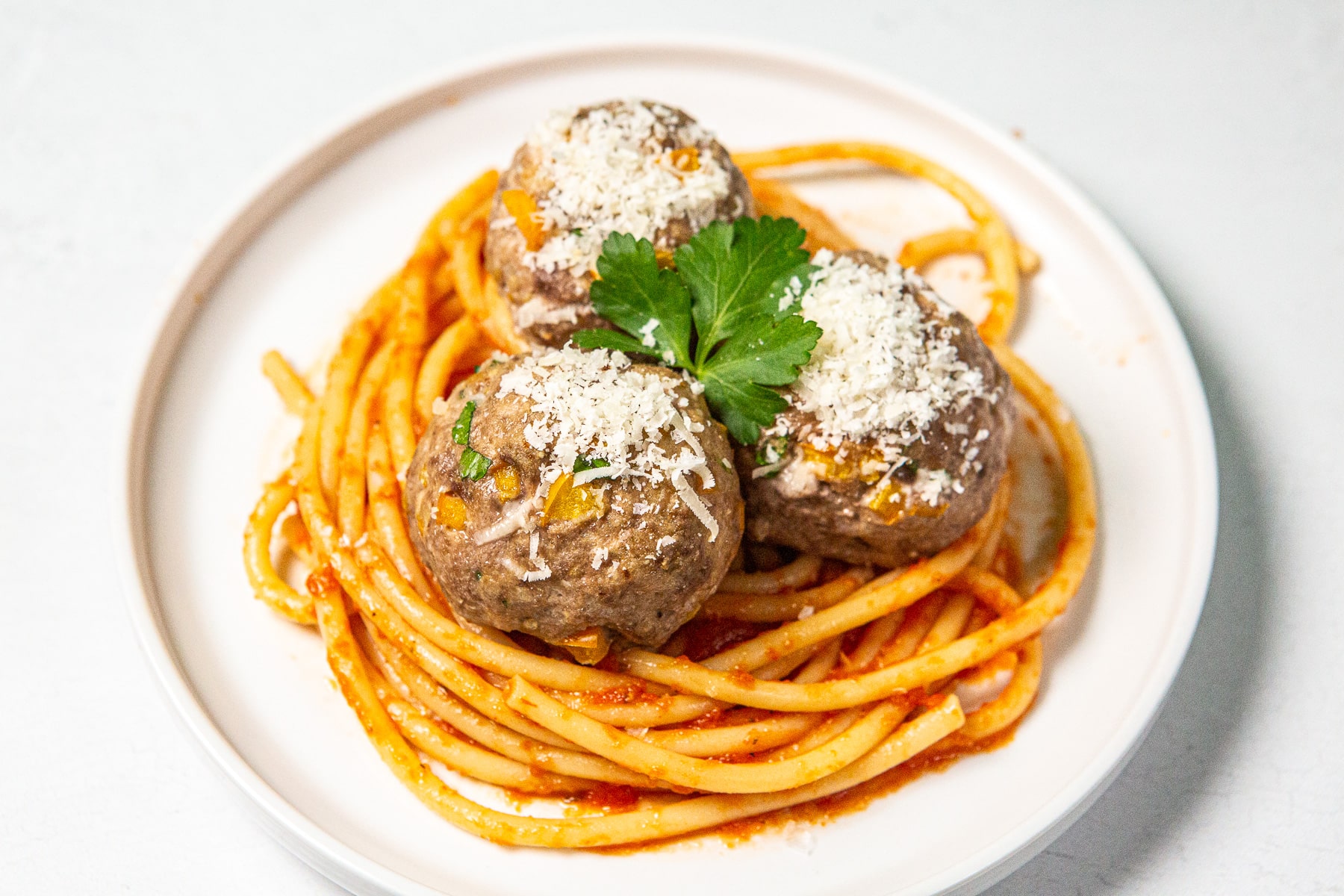 JUICY Ground Bison Meatballs w/ Ricotta Cheese Recipe
